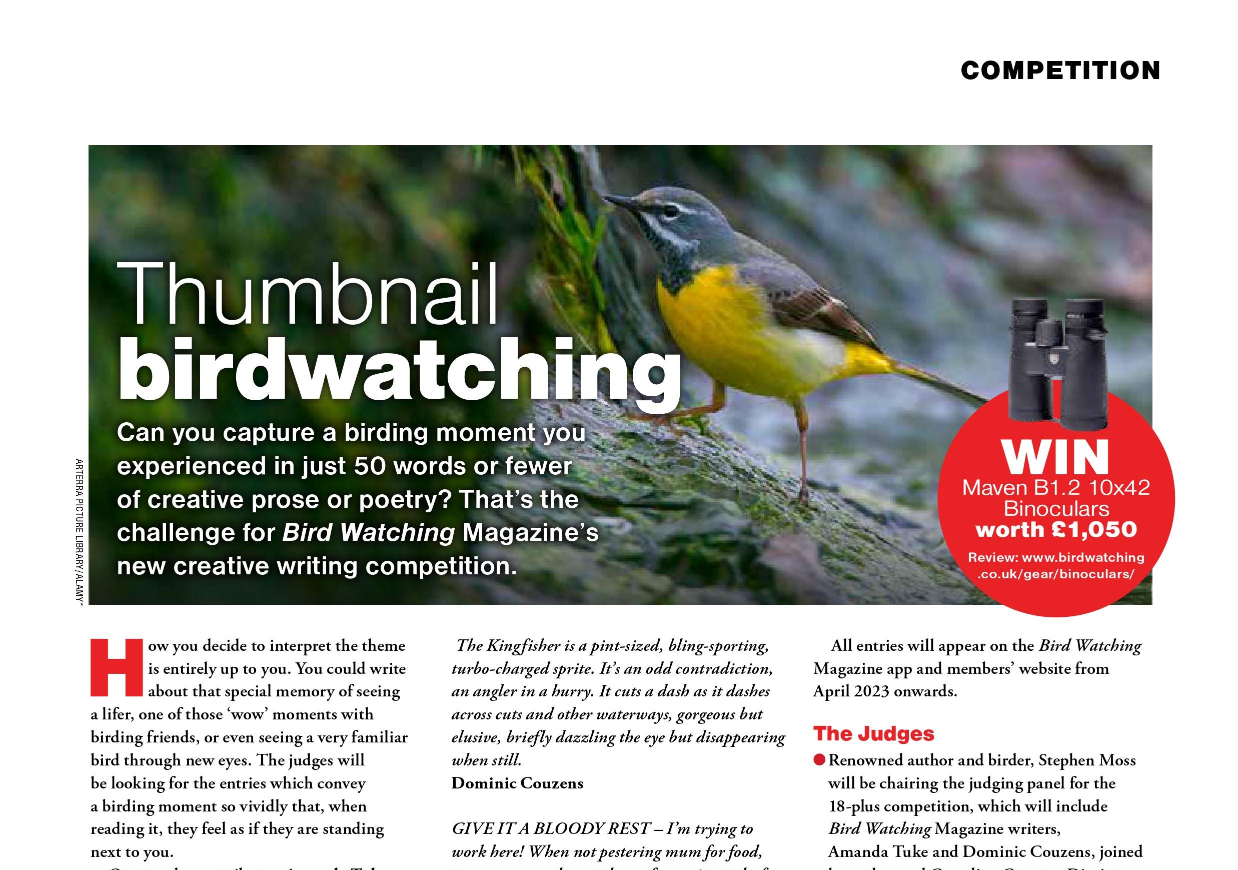 Creative nature-writing competition – deadline 27th Jan 2023 ...